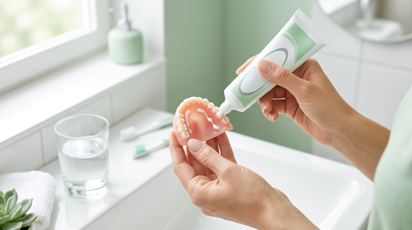Zahnprothese Haftcreme Auftragen – Arando